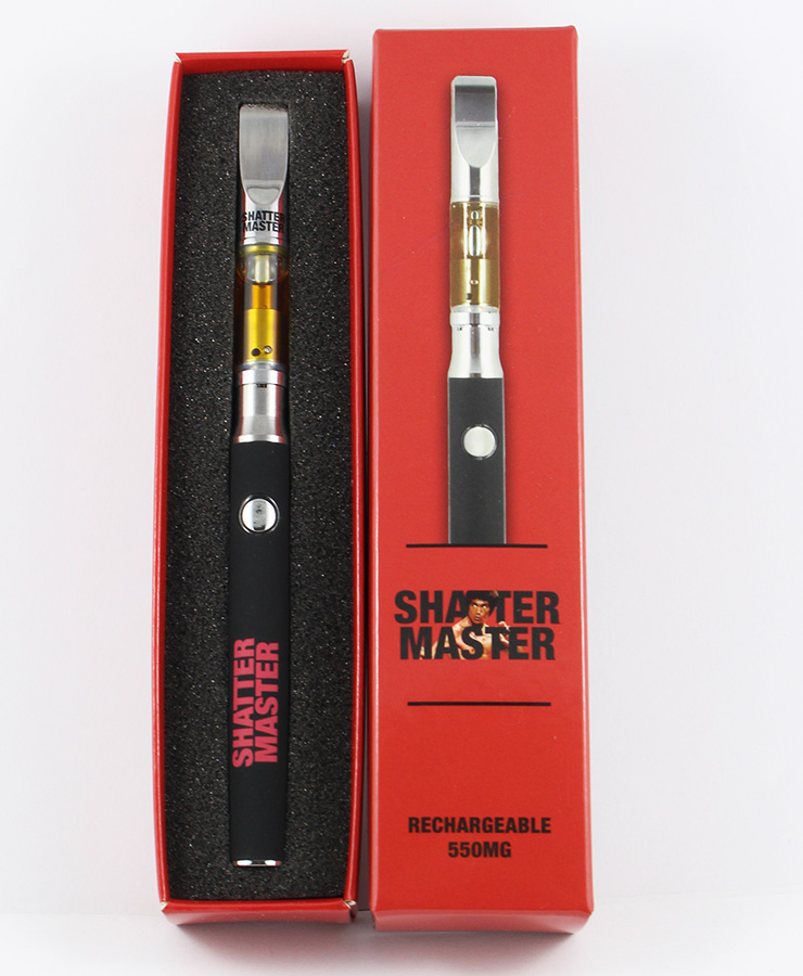 Shatter Master THC Distillate Vape Pen – Pablo Escobar (550mg) – Green ...